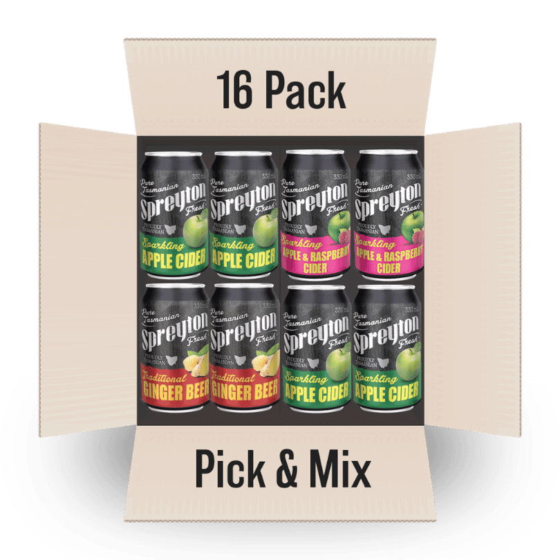 16 Pack Pick & Mix (Non Alcoholic) | Spreyton Cider Co.