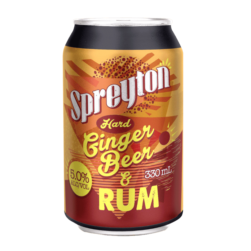 Ginger Beer & Rum | Two Icons, One Can | Spreyton Cider Co.